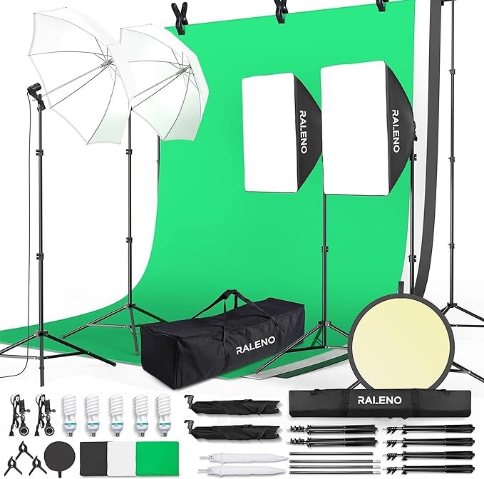 Raleno PS55 Continuous Lighting Kit (Similar to Stock Photo)
