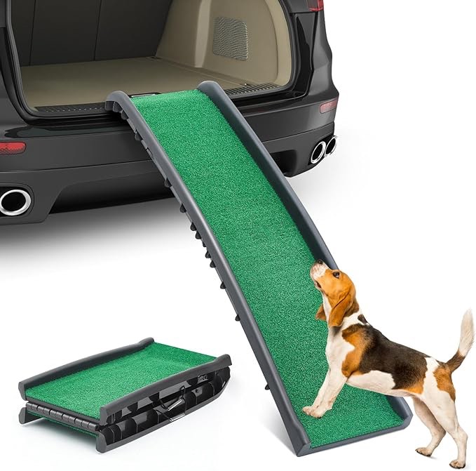 Suzile Foldable Dog Ramp for Car 61 x 16 Inch, Portable Dog Ramps for ...