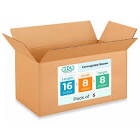 IDL Packaging Medium Corrugated Shipping Boxes 16"L x 8"W x 8"H (Pack ...