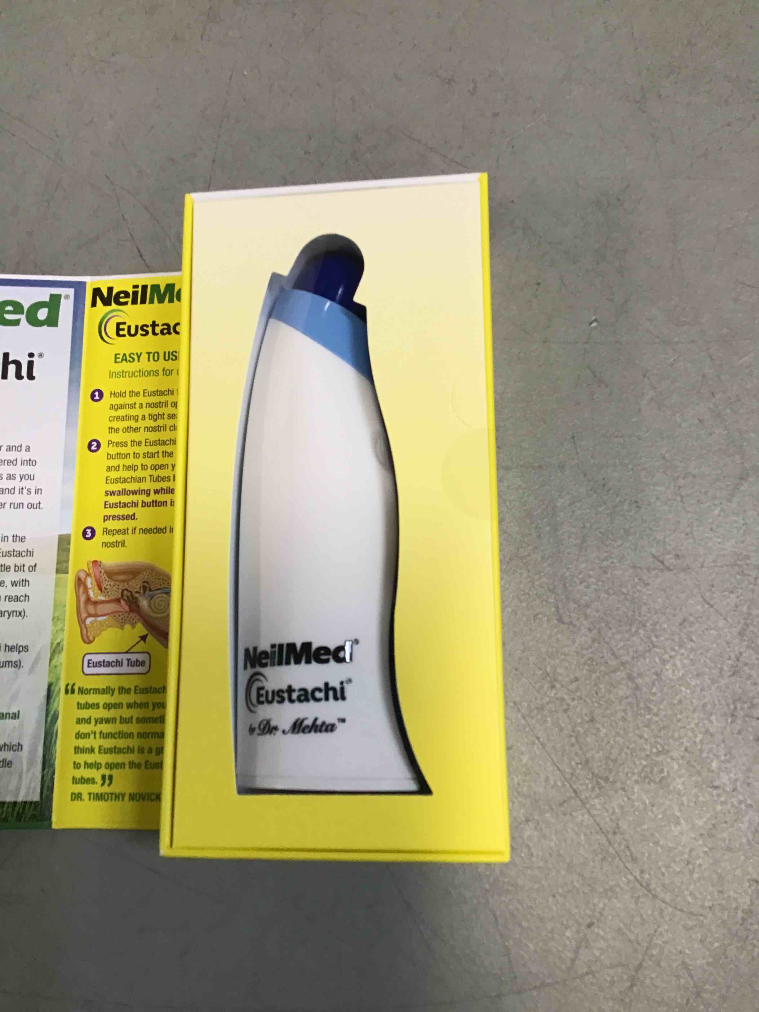 NeilMed Eustachi-Eustachian Tube Exercise-Pop Blocked Ears Safely ...