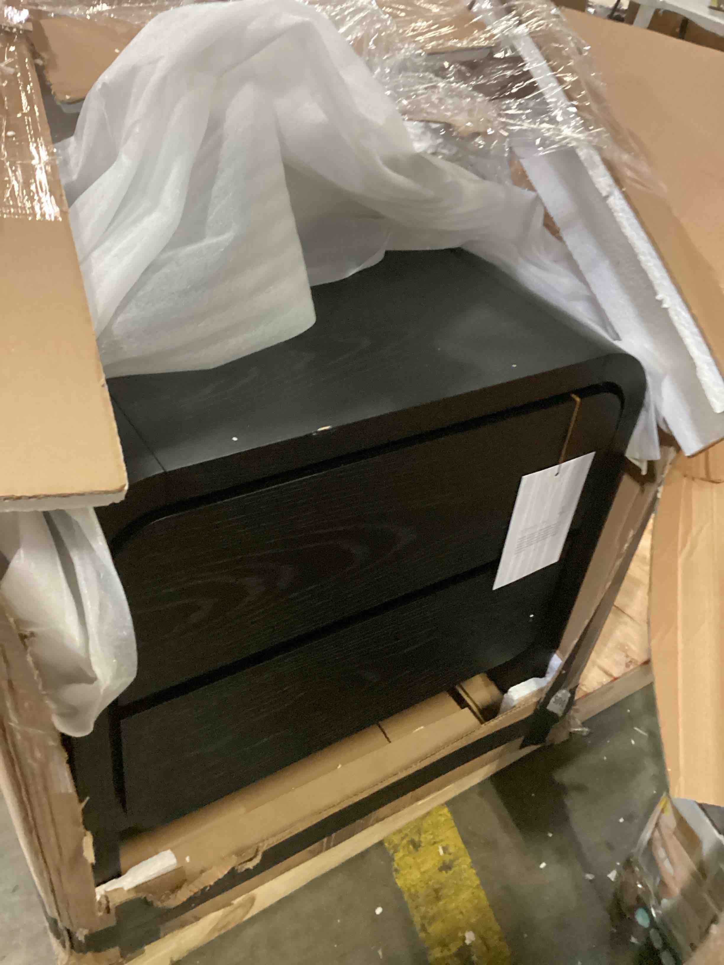 Nori 2 - Drawer Nightstand in Jet Back