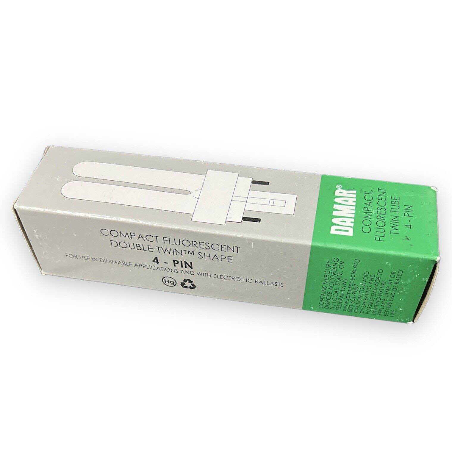 Damar Compact Fluorescent Double Twin Tube 4-pin 1watt