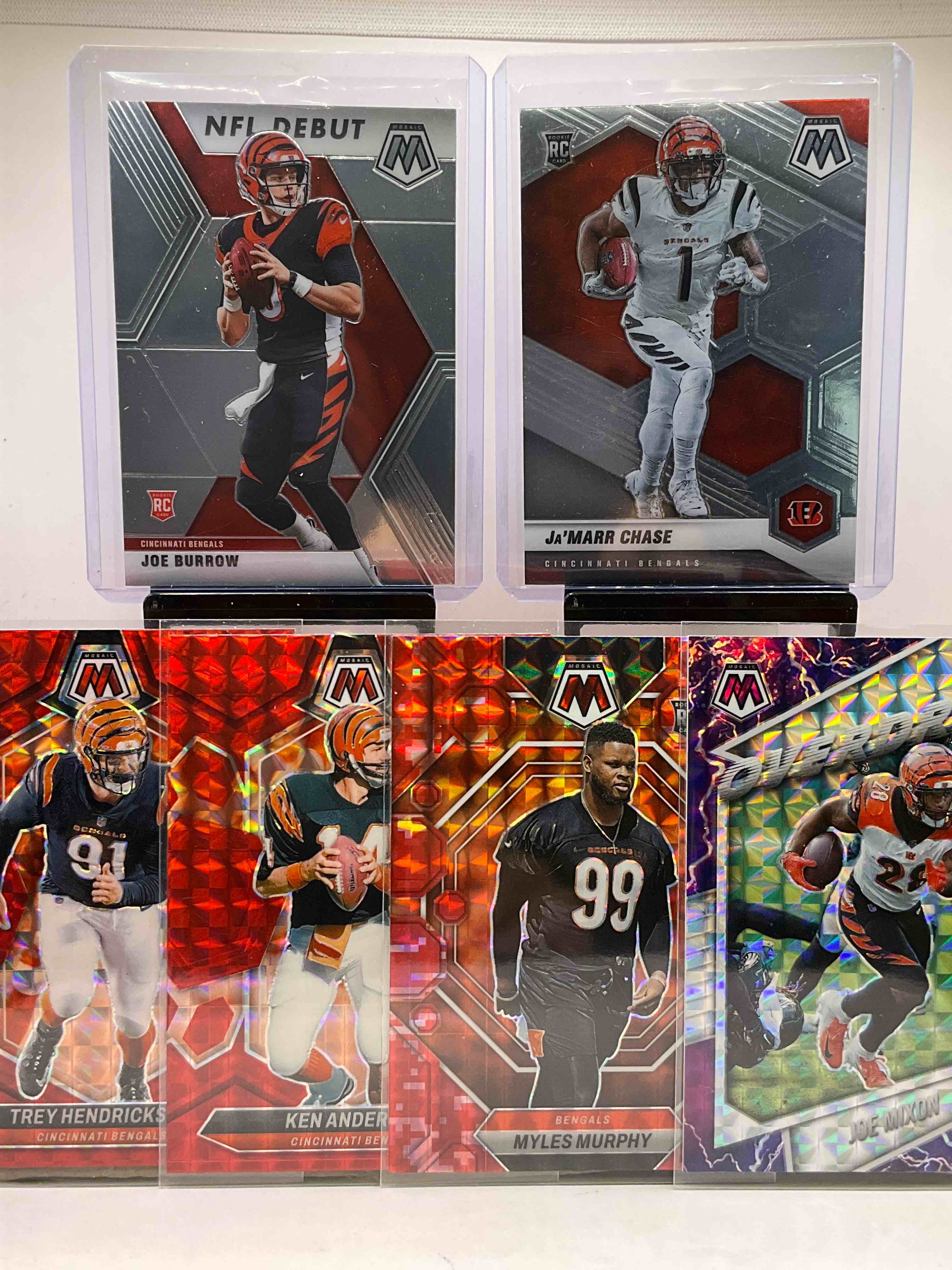 Mosaic Monster! Joe Burrow & Ja’marr Chase Mosaic Rookie Cards! Rare ...