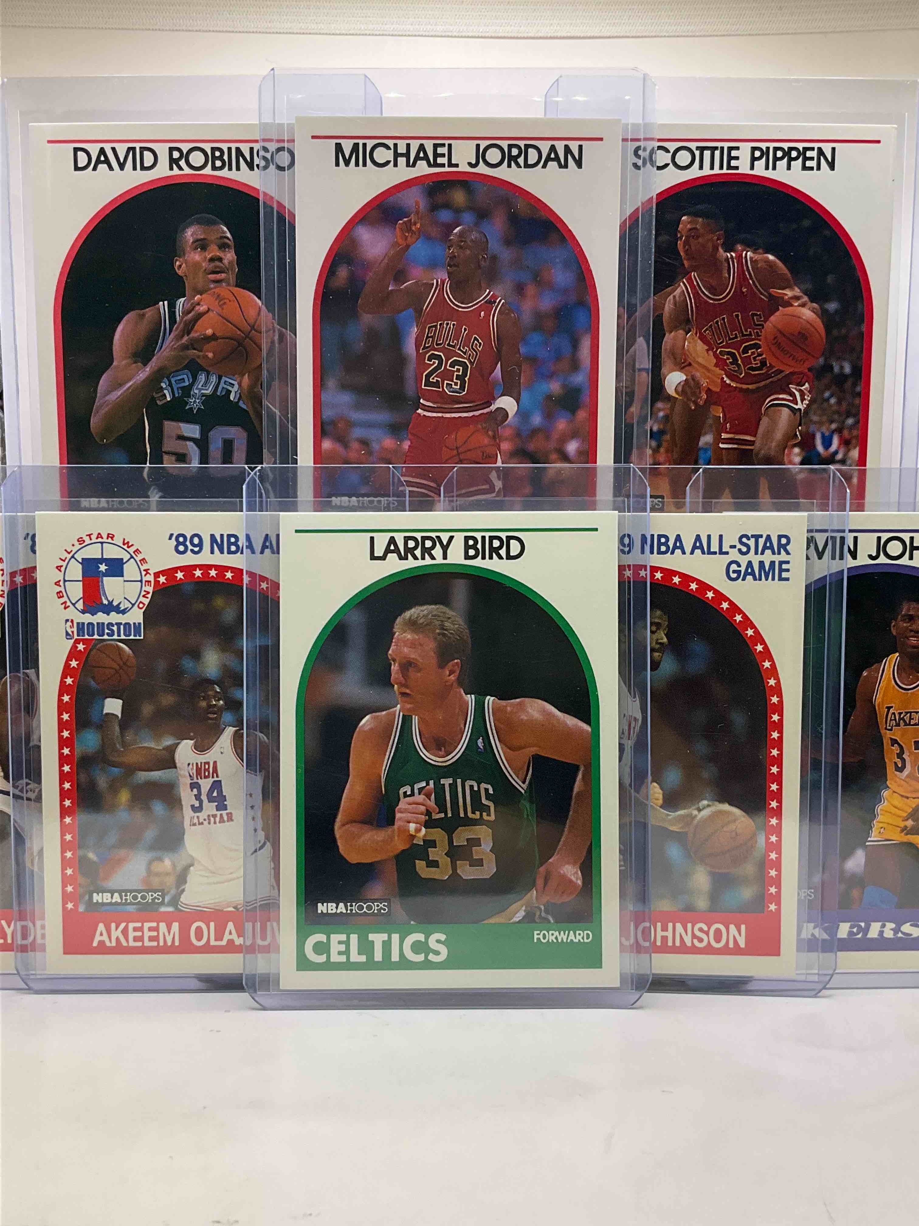 1989 NBA Hoops Basketball Card Bundle! Michael Jordan, Scottie Pippen ...