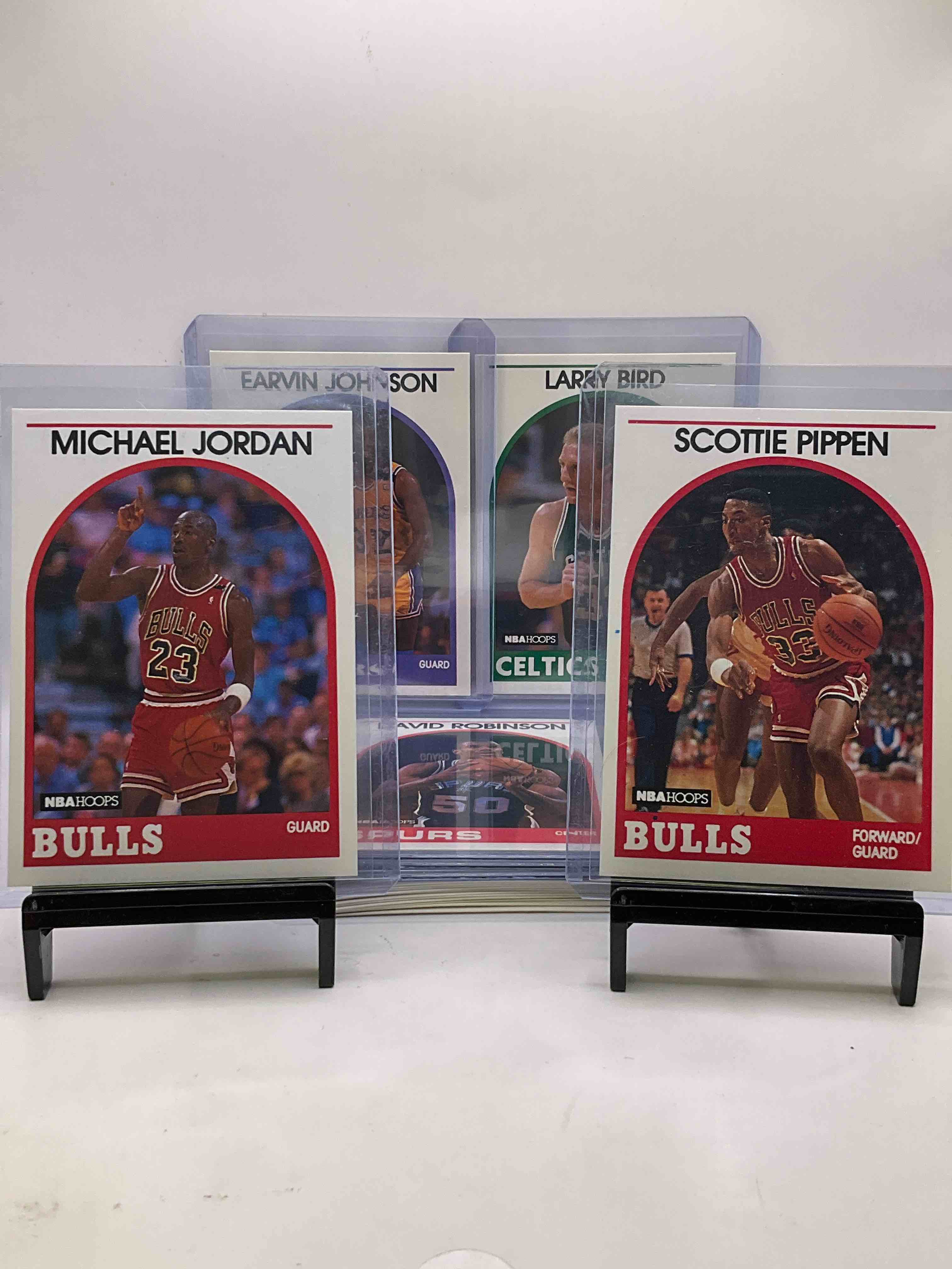 1989 Insanity! The Four Best Cards & Players! Michael Jordan, Larry ...