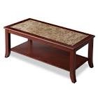 Best Choice Products 44in 2-Tier Rectangular Tray Top Coffee Table ...