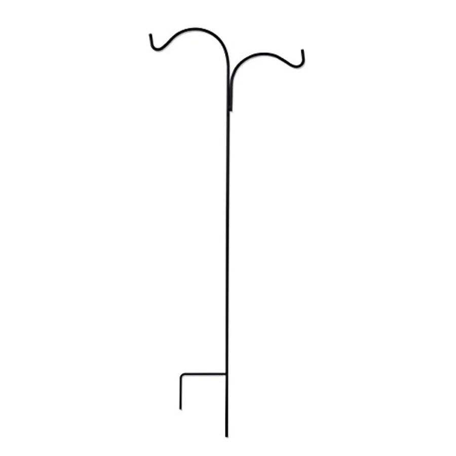 GrayBunny GB-6817D Double Shepherd Hook 65 Inch Heavy Duty 1/2 inch ...