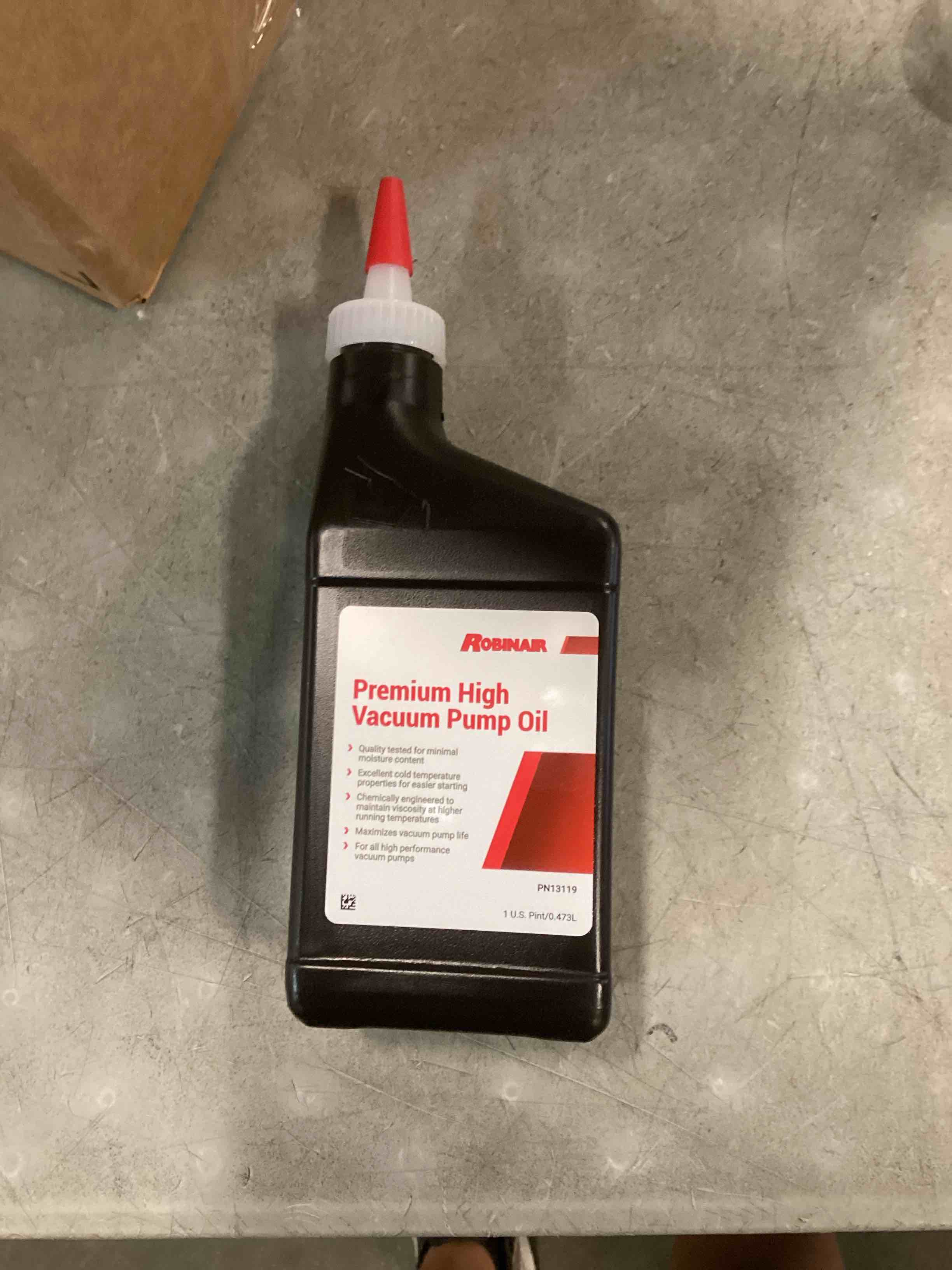 (11 Pcs)Robinair 13119 Premium High Vacuum Pump Oil; 1 Pint (Single)