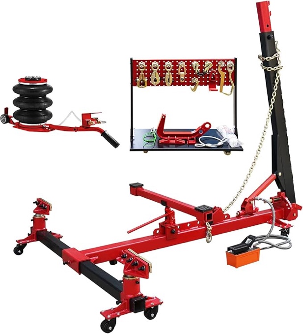 VEVOR Auto Body Frame Straightener 6 Ton PSI Air Pump Frame Puller ...