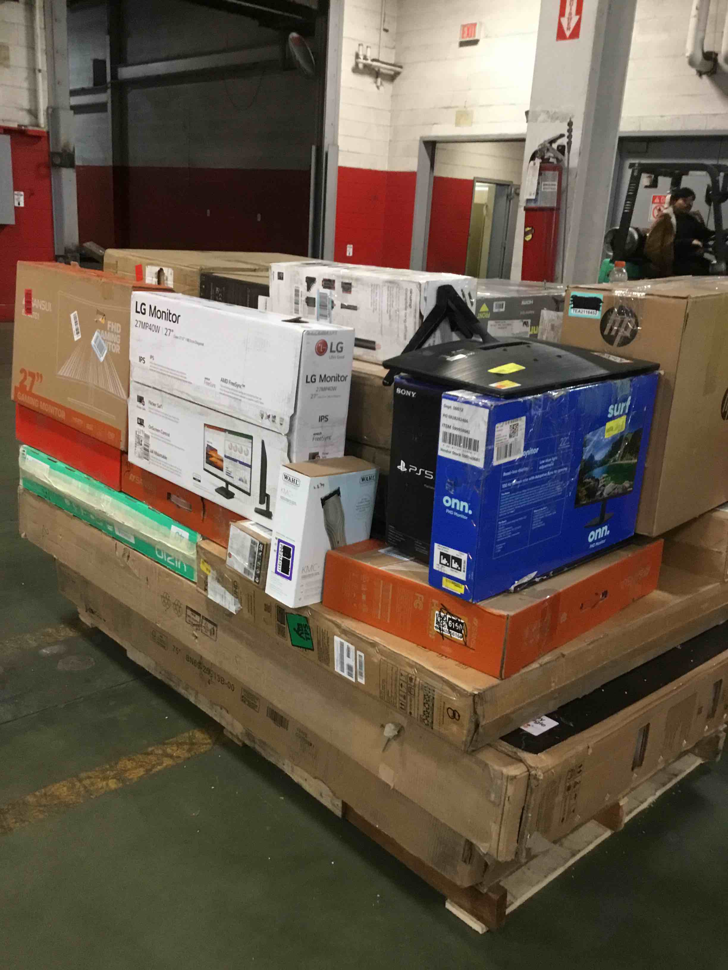 Pallet of Defective Electronics for parts