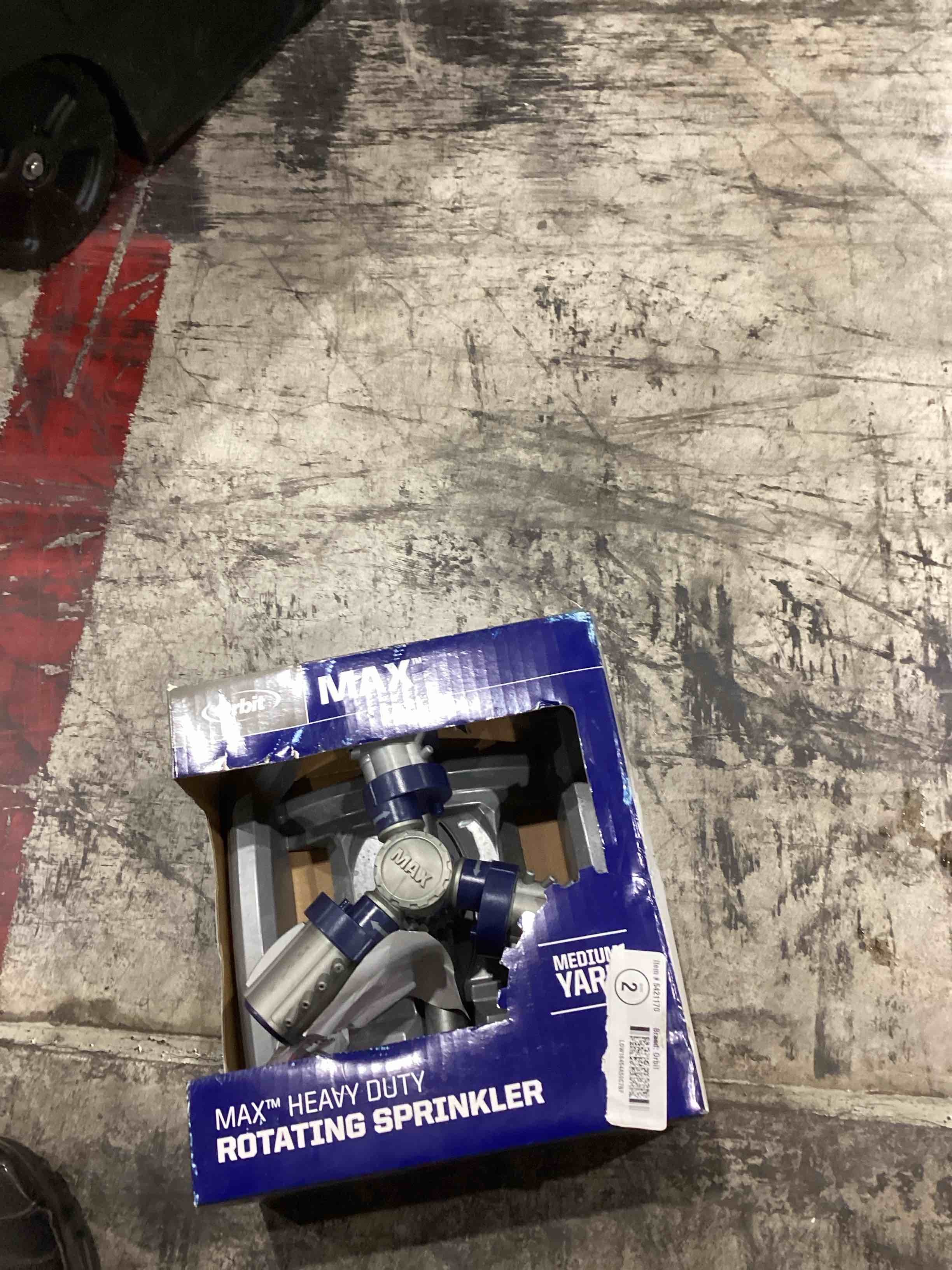 orbit max heavy duty rotating sprinkler