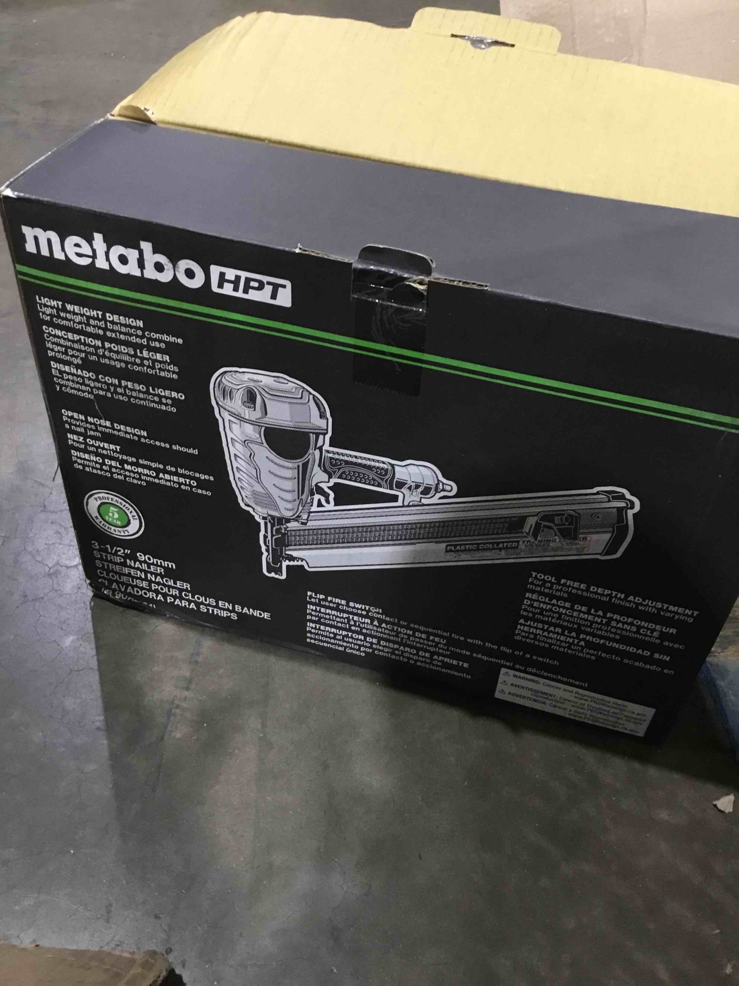 metabo hpt strip nailer https://www.amazon.com/Metabo-HPT-NR38AK-Strap ...