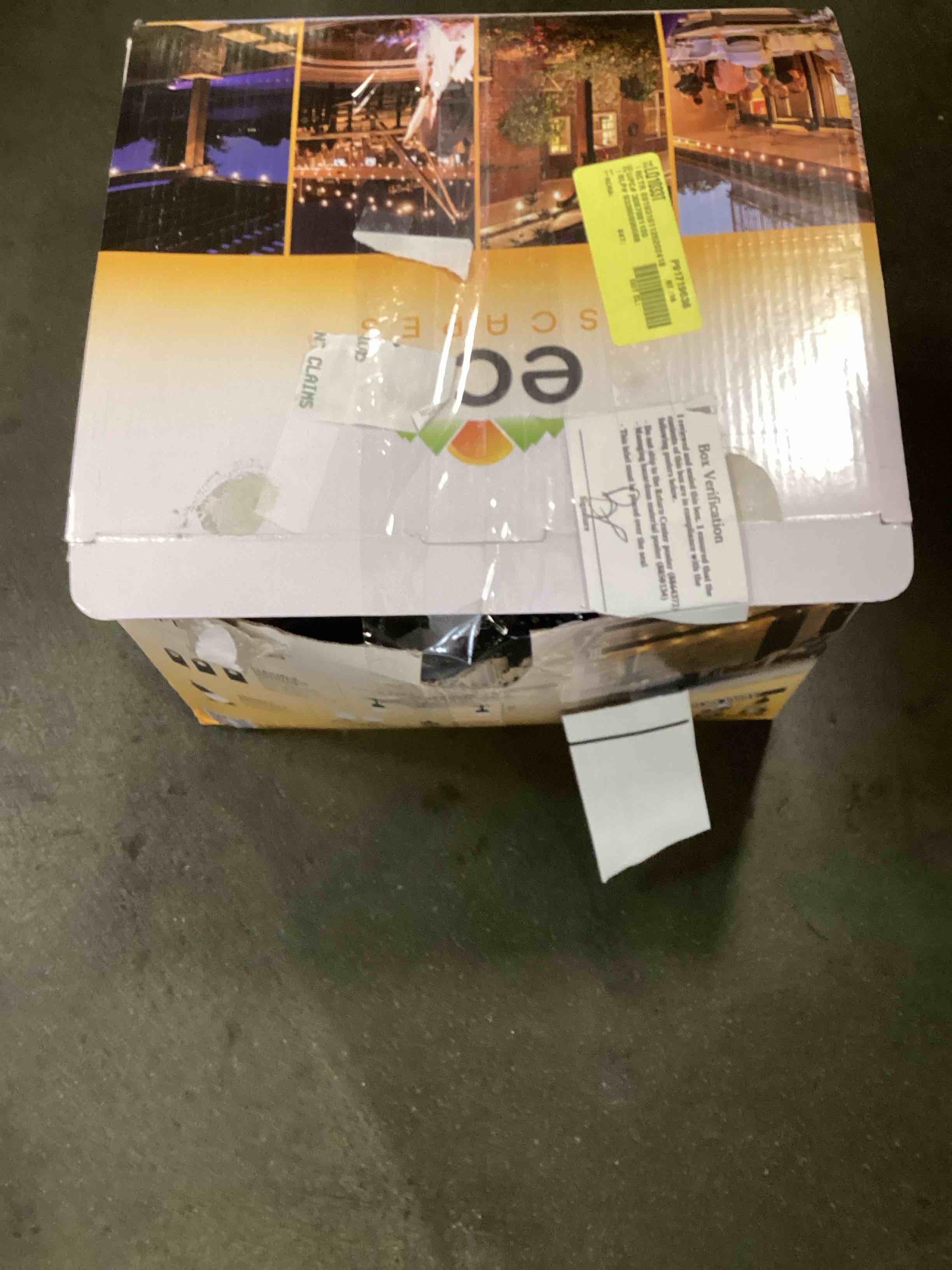 EcoScapes by Enbrighten 48' Outdoor LED Café String Lights, 24 Bulbs