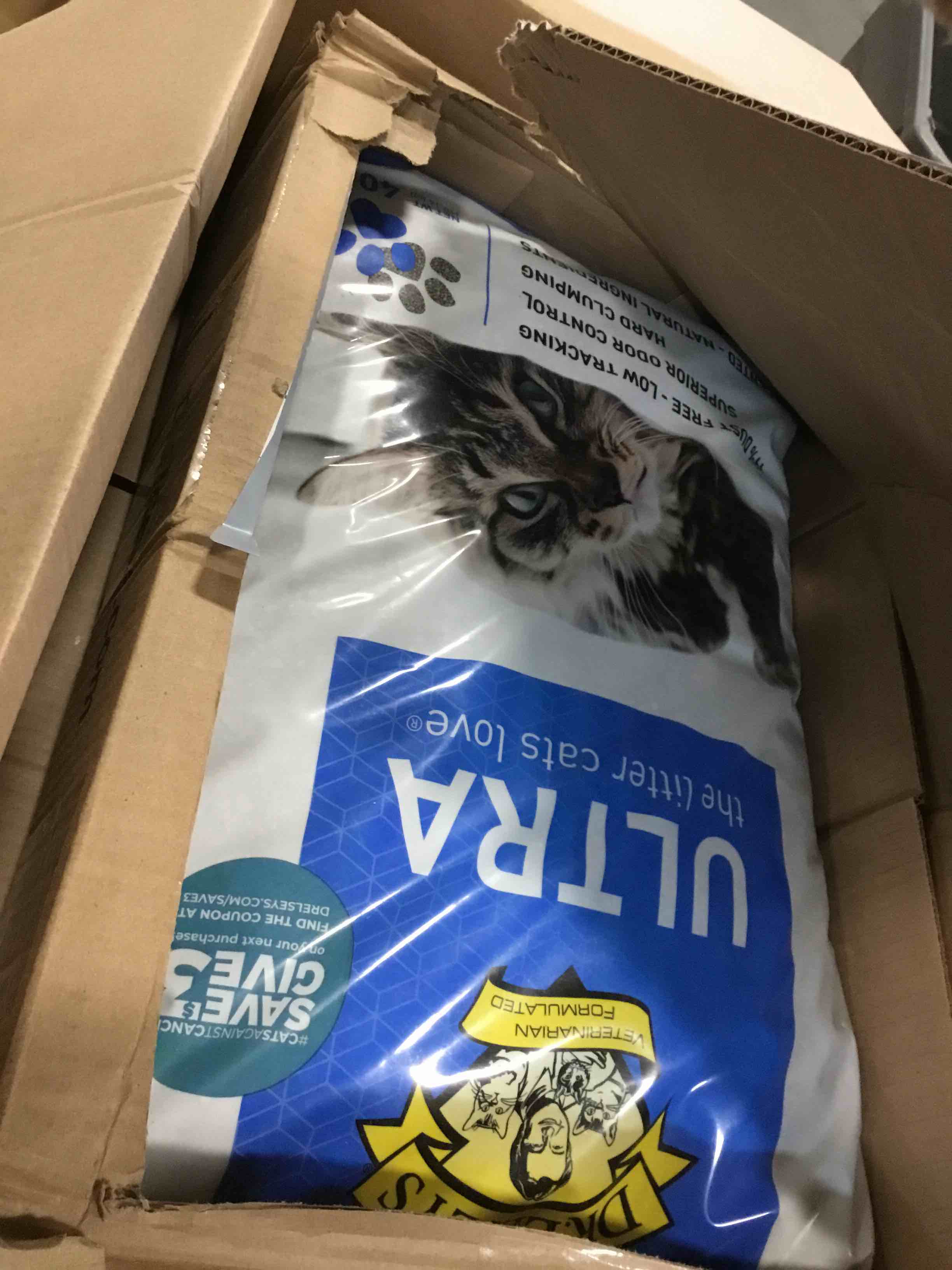 Dr. Elsey s Precious Cat Ultra Unscented Clumping Clay Cat Litter 40lb Bag