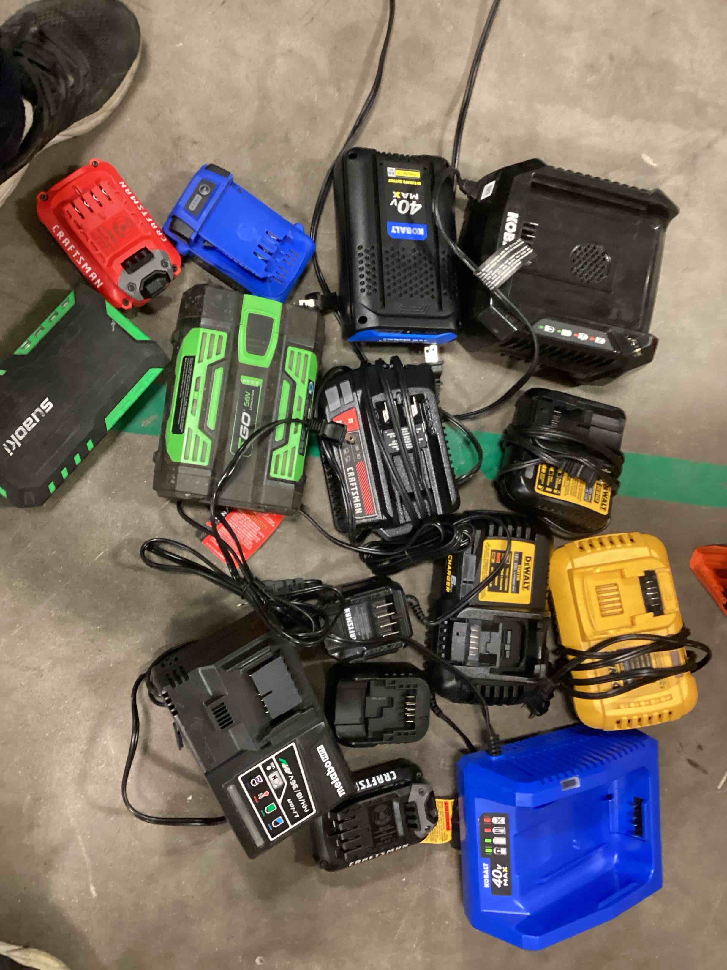 Assorted Size, Style And Brand Chargers And Battery’s ( brand and style ...