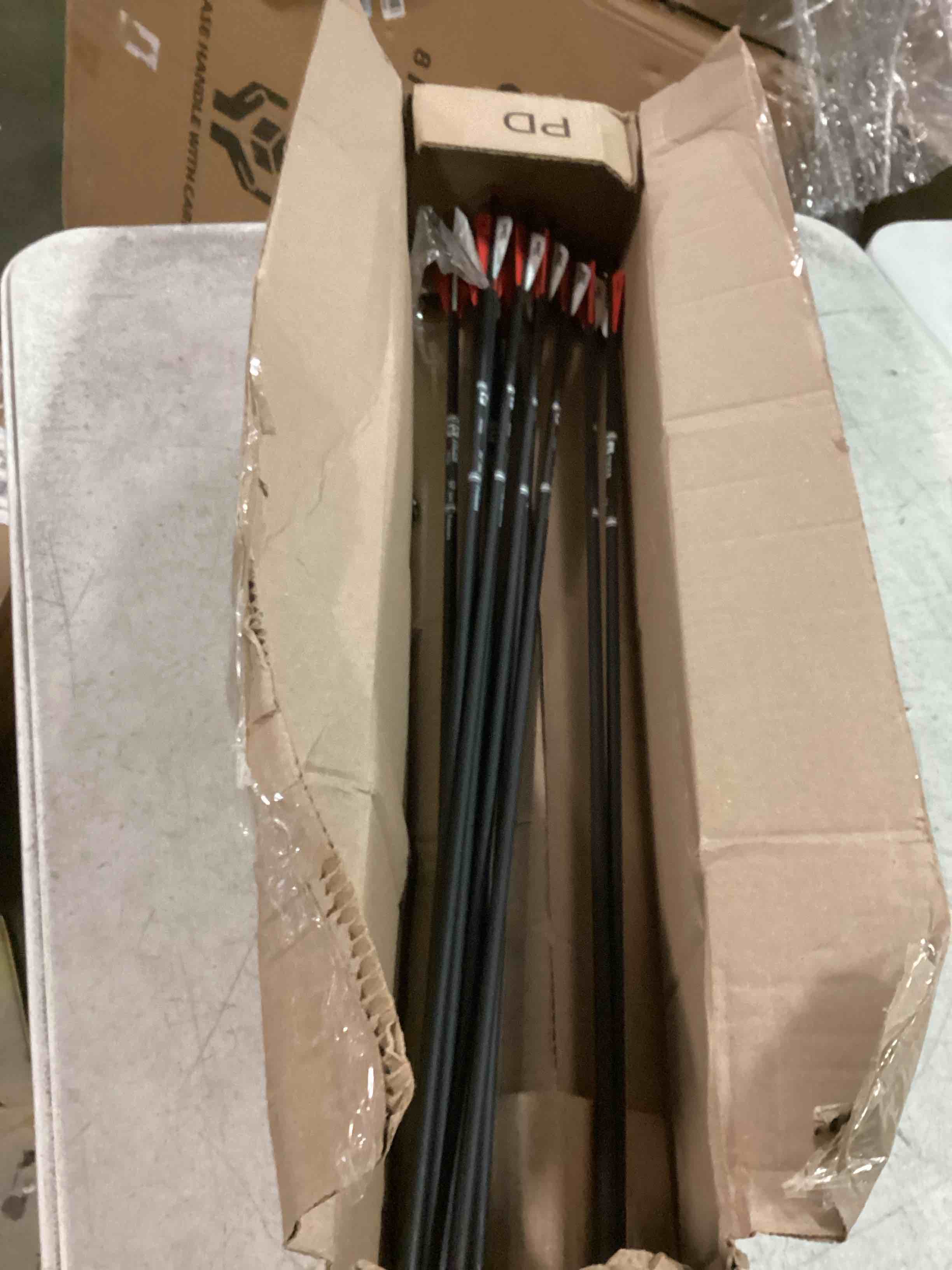 TIGER ARCHERY 30Inch Carbon Arrow Practice Hunting Arrows with ...