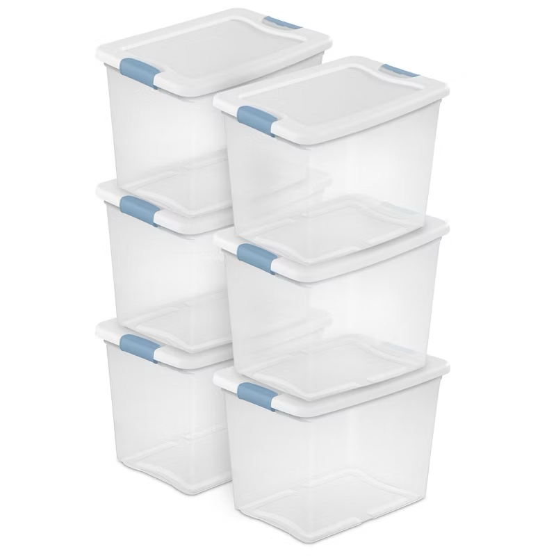Sterilite Plastic Storage Bin Container