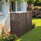 49.45In H x 22.6In W Outdoor Screen, 4-Side Screen