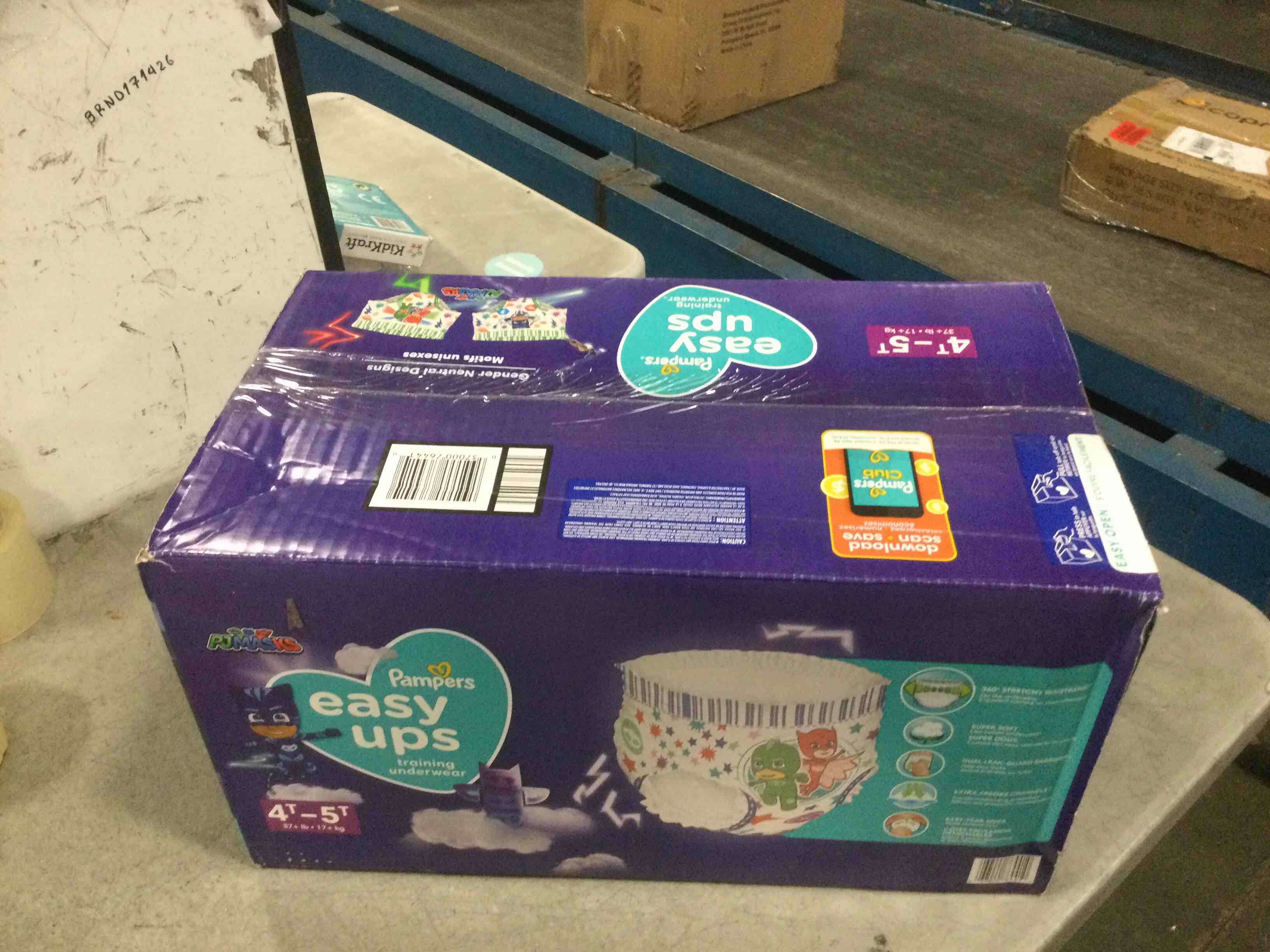 Pampers Easy Ups PJ Mask Training Pants Boys Size 4T/5T 104 Count ...