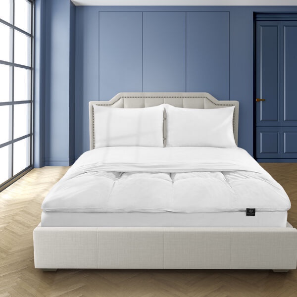 Hotel Featherbed with Zippered Cover, Twin Similar