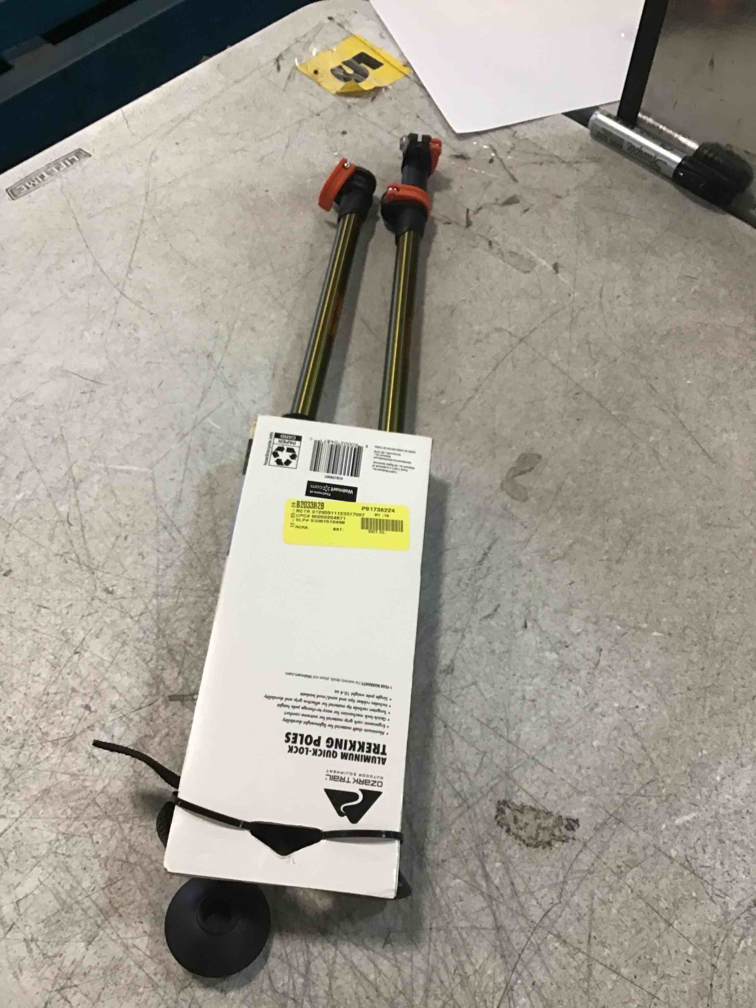 Ozark Trail Brand Aluminum Adjustable Quick Lock Trekking Poles with ...