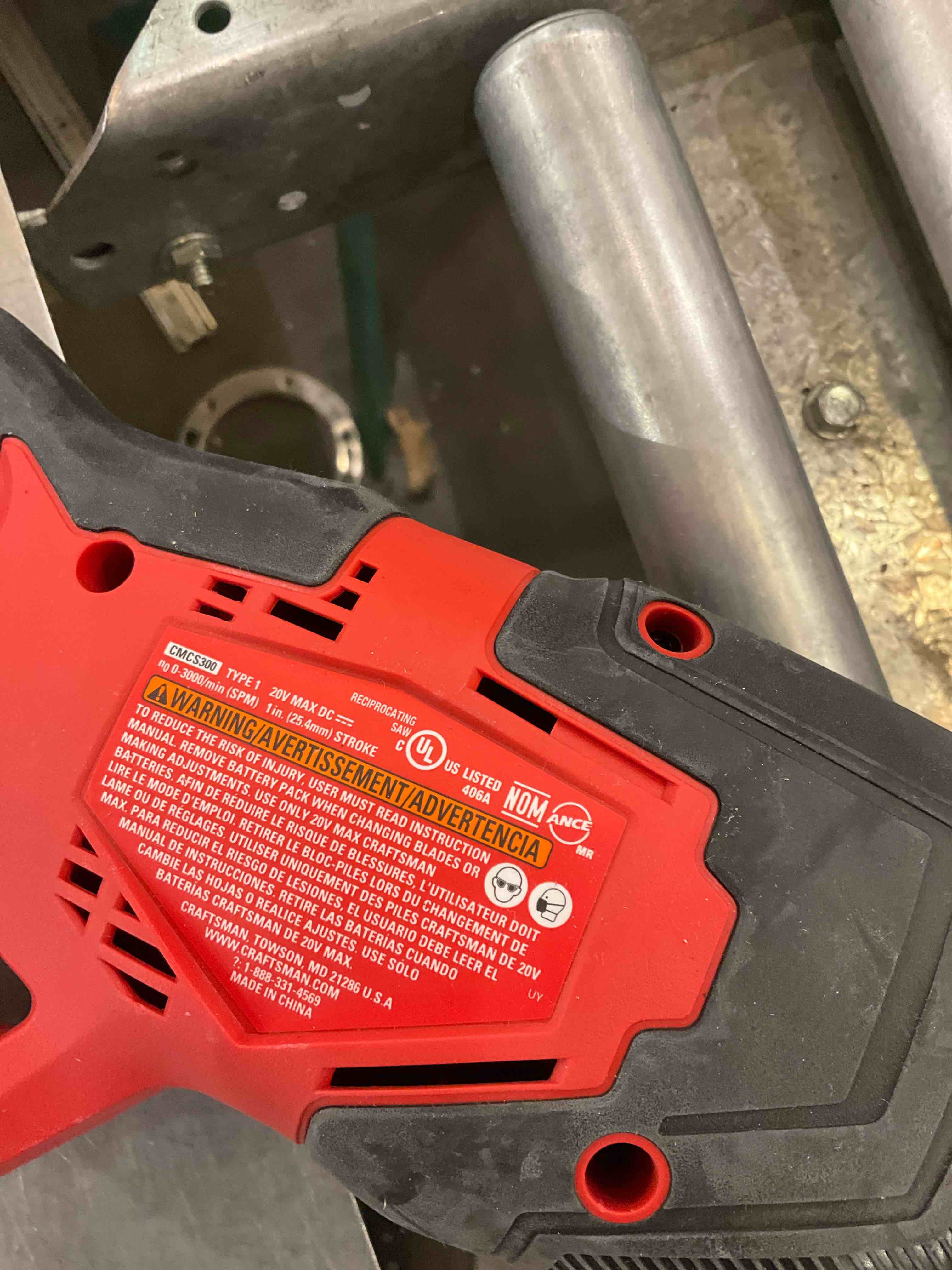 reciprocating saw