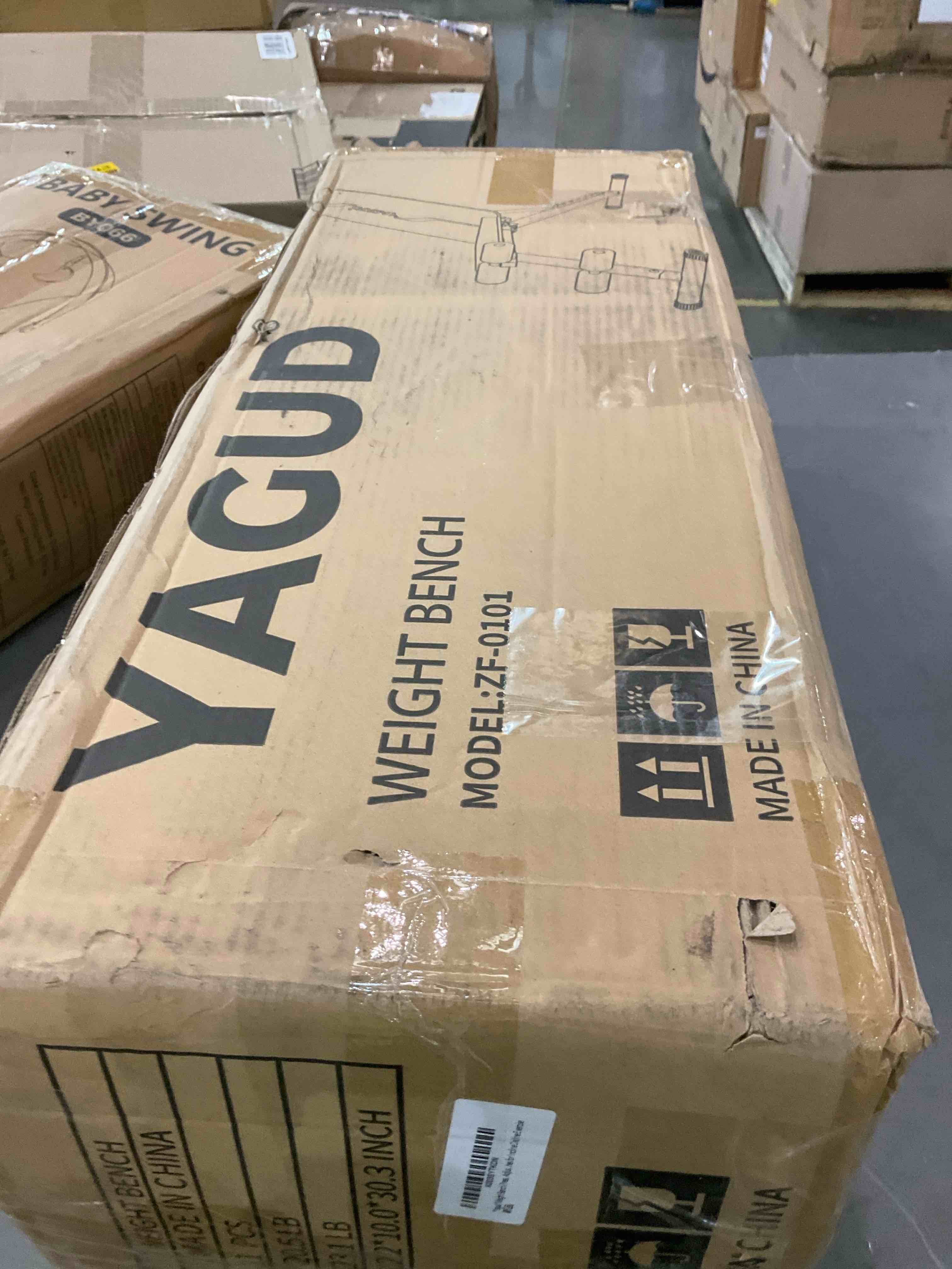 Yagud Weight Bench Press, Adjustable Workout Benches for Home Gym ...