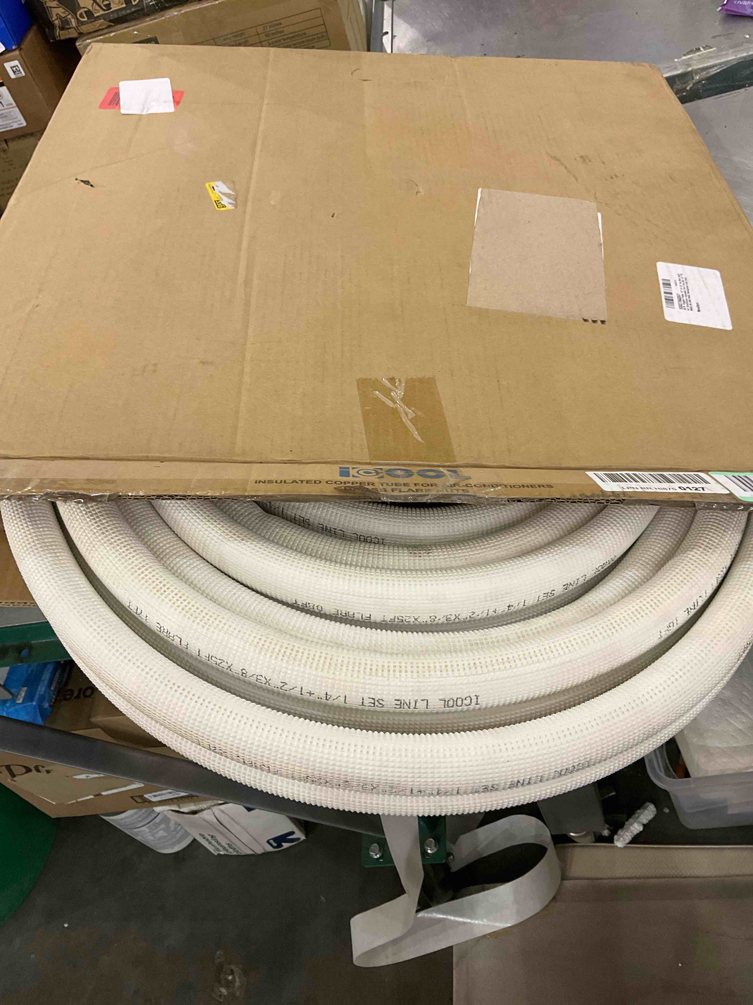 25 Ft. Copper Pipes 1/2" & 1/4" for Mini Split Air Conditioner ...