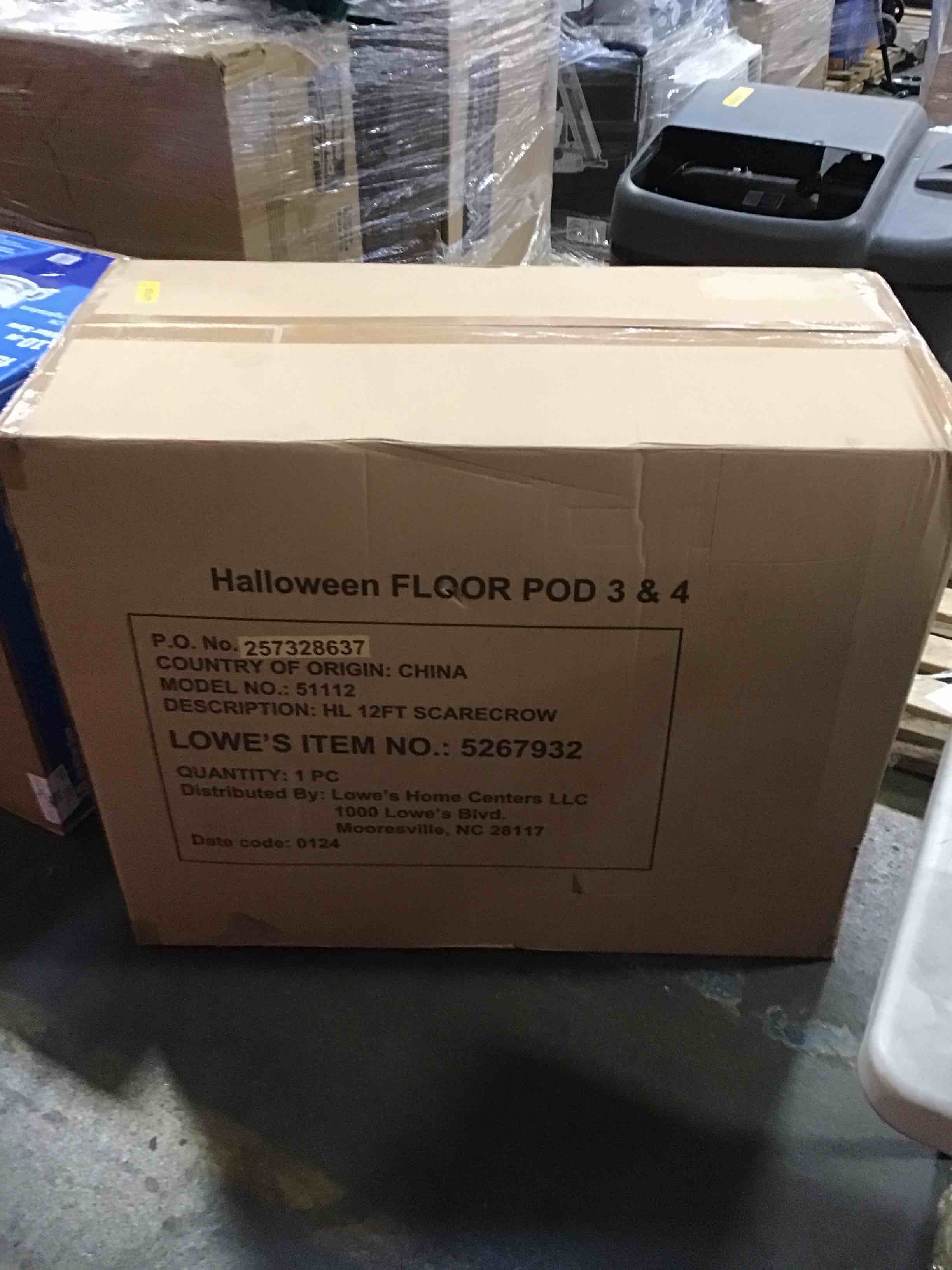 Haunted Living 12-ft Lighted Animatronic Scarecrow