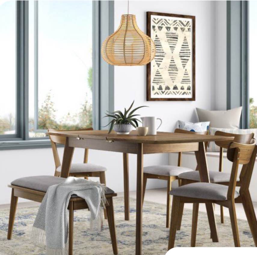 Carlous 7 - Piece Extendable Dining Set ( 1 pcs )