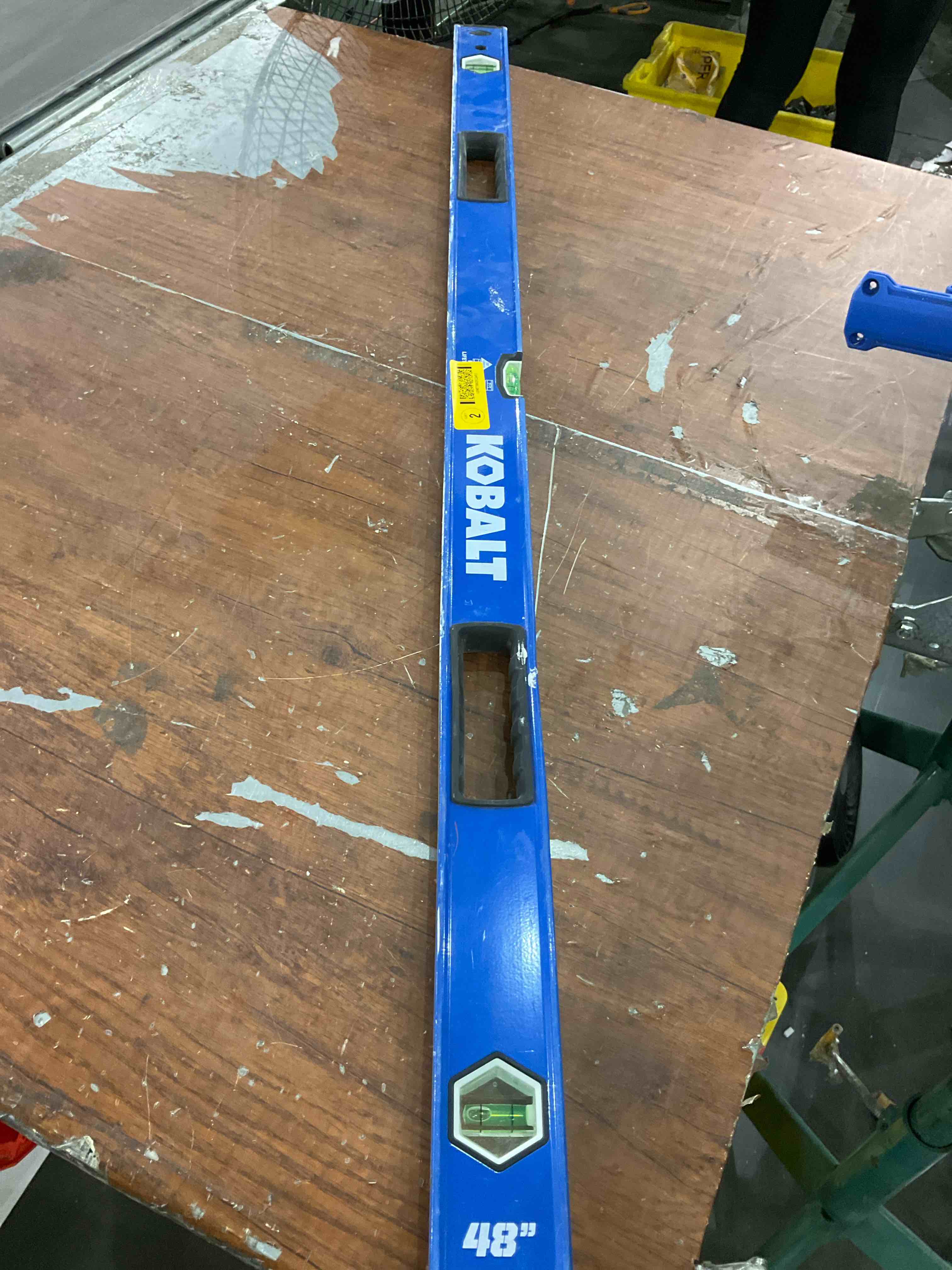 Kobalt Aluminum 48-in 3 Vial I-beam Level