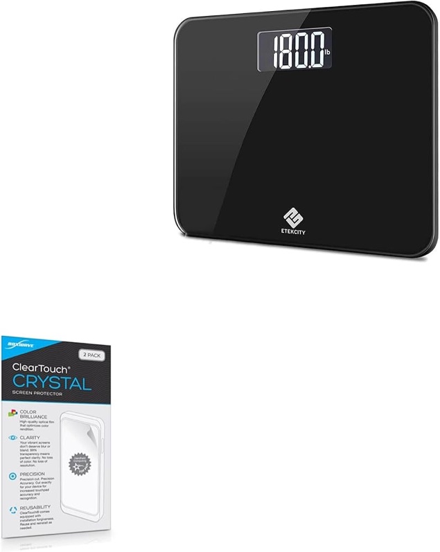 BoxWave Screen Protector Compatible with Etekcity EB4410B Digital Body ...