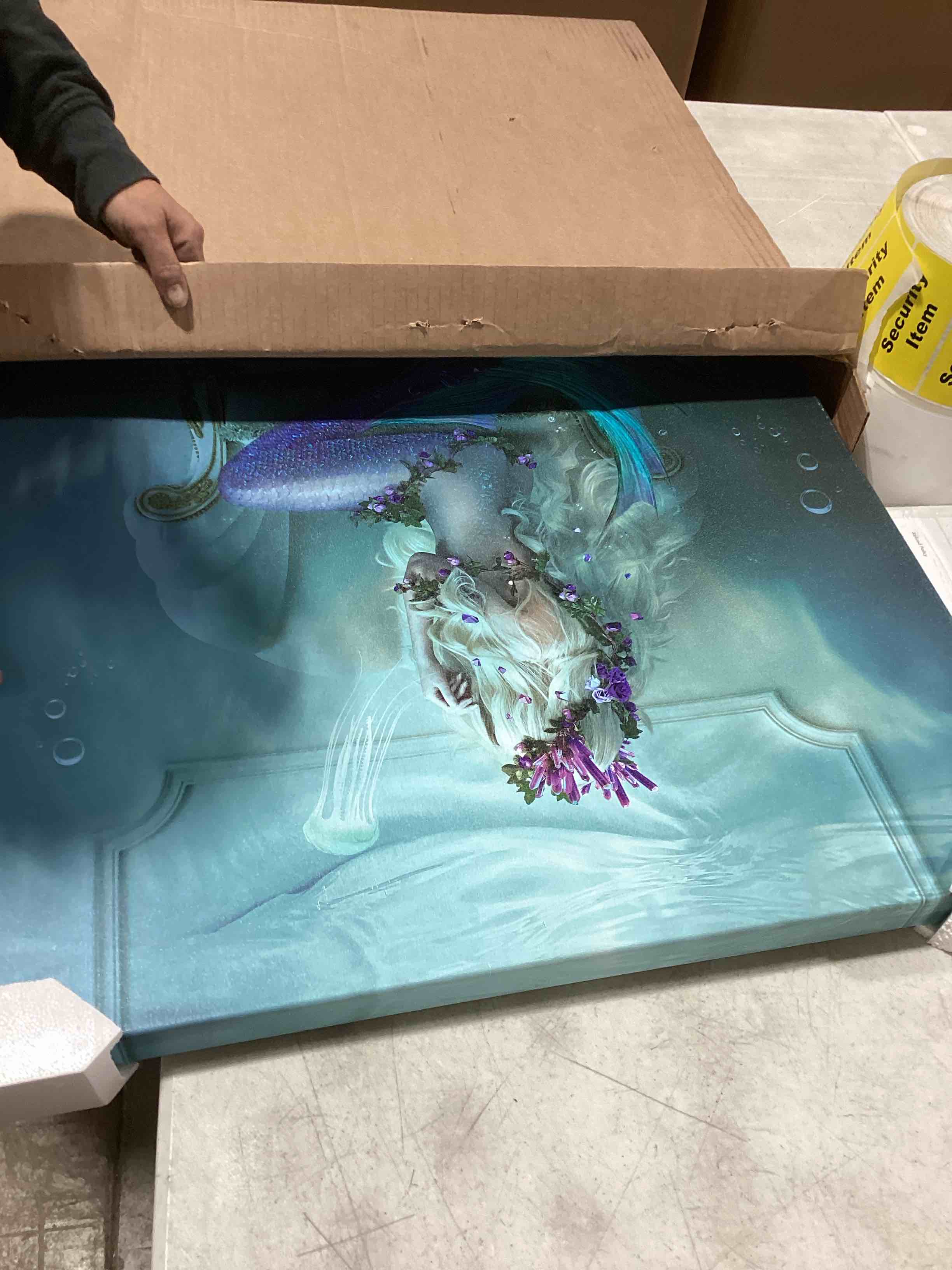 ' Mermaid Tears ' - Wrapped Canvas Print