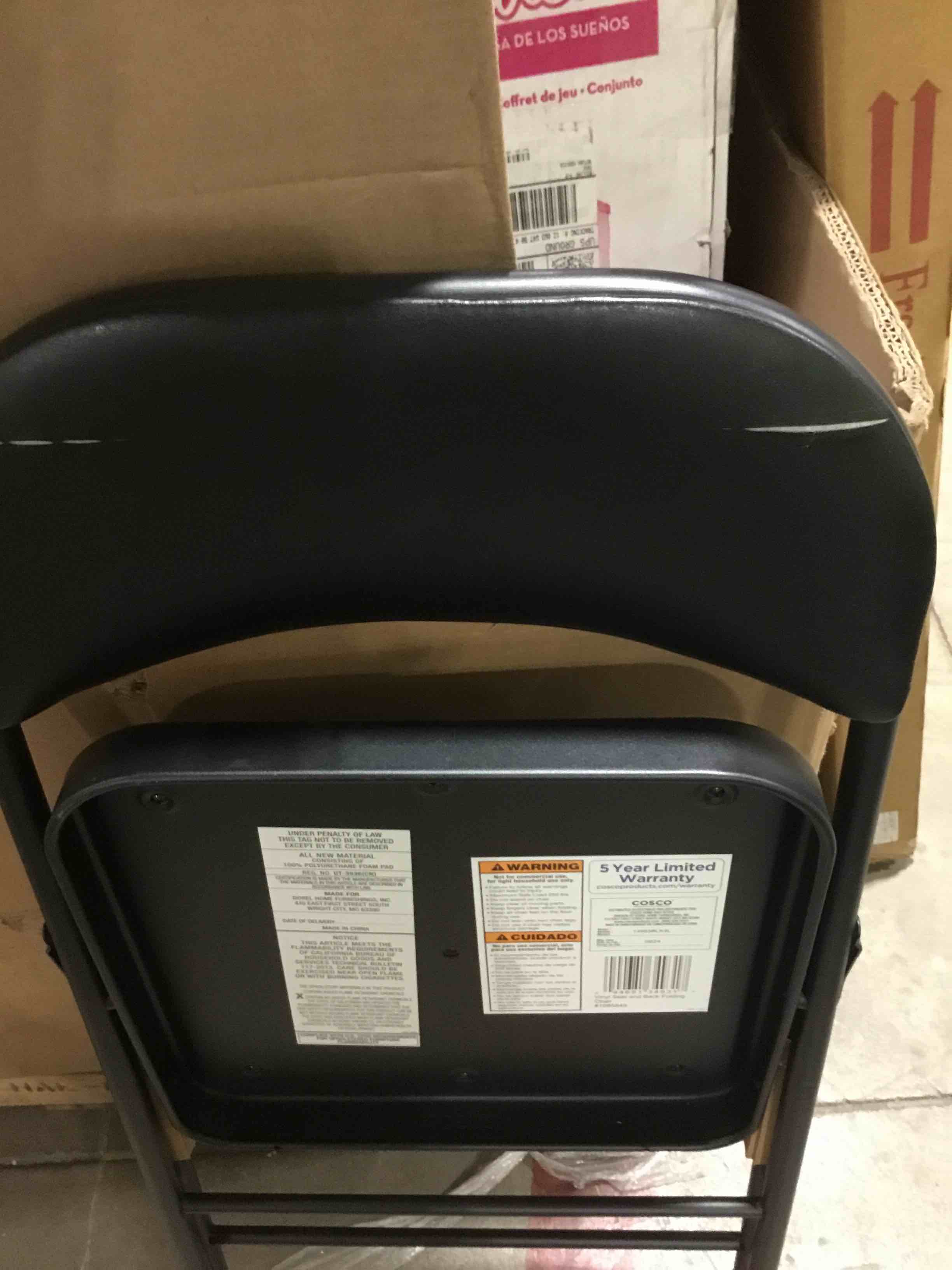 Cisco black chairs