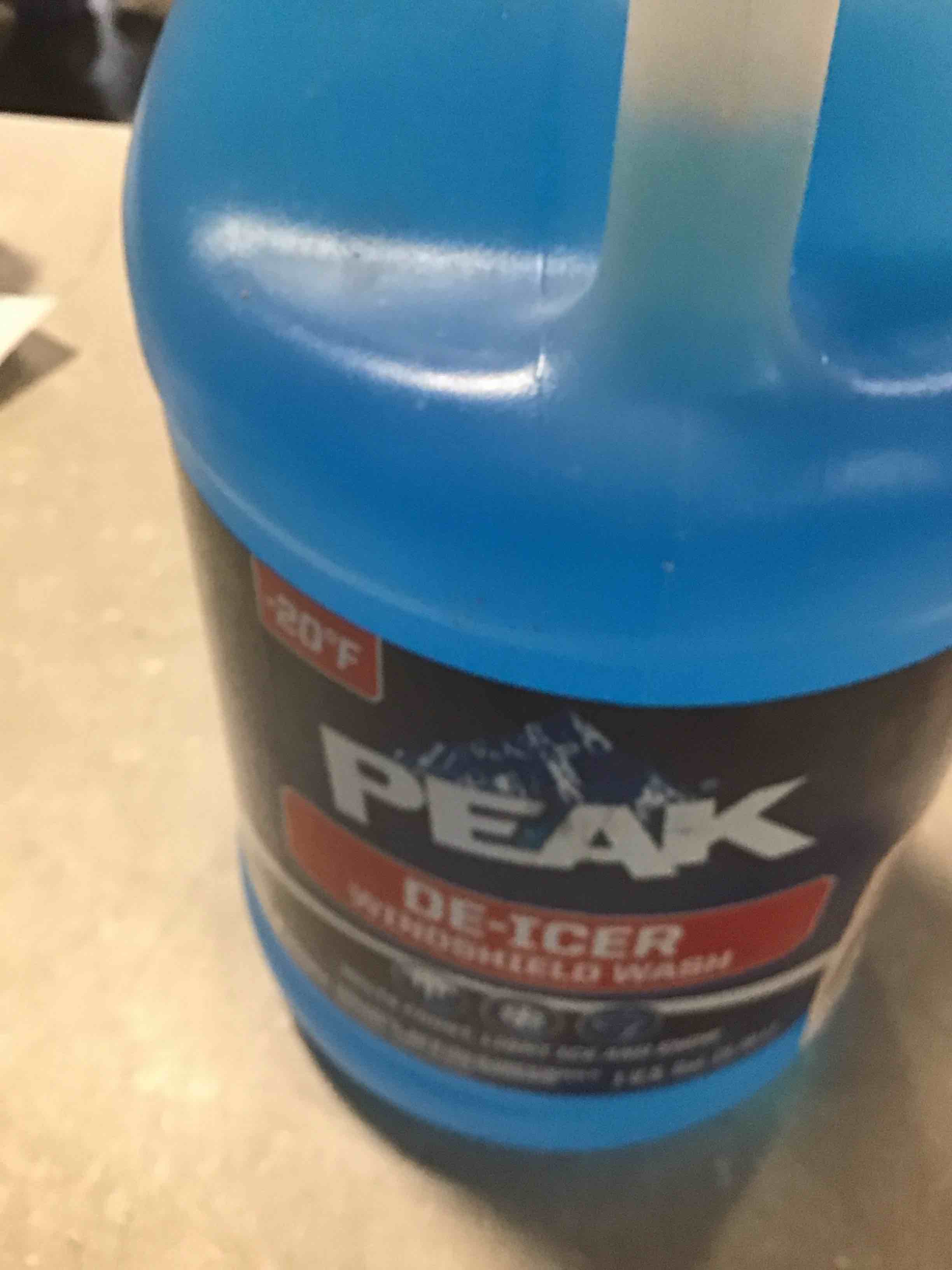 PEAK (PWN0H3) -20°F Windshield Washer Fluid - 1 Gallon
