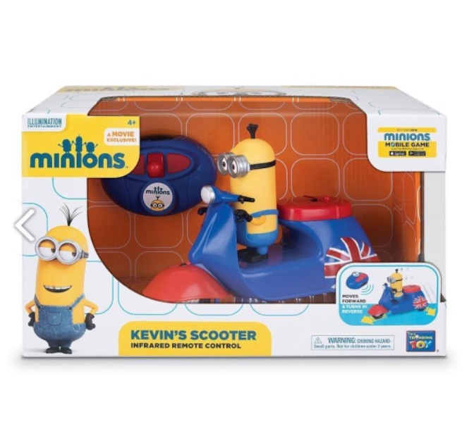 ILLUMINATION ENTERTAINMENT, MINIONS, KEVIN’S SCOOTER, Infrared Remote ...