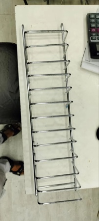 Rectangular Cups Saucer Stainless Steel Basket