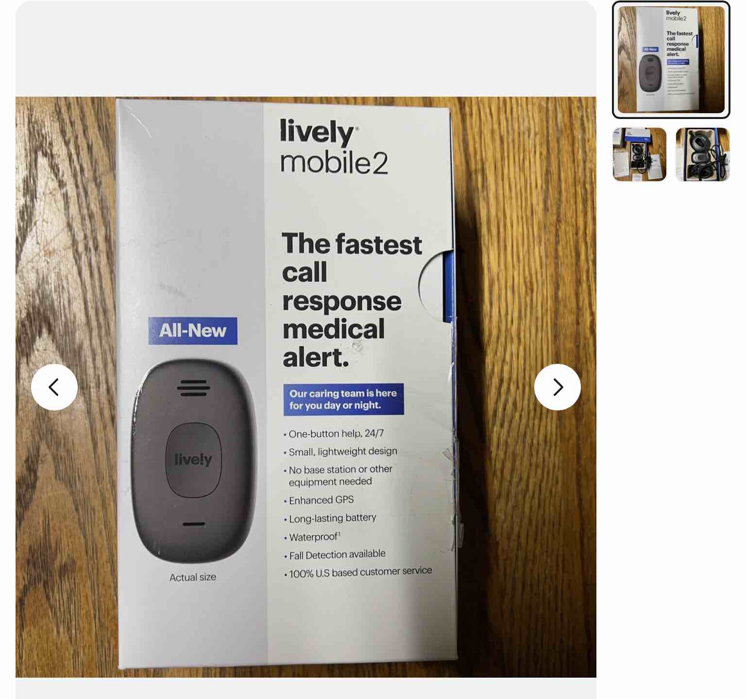 Lively Mobile2 All-in-One Medical Alert Device Open Box!
