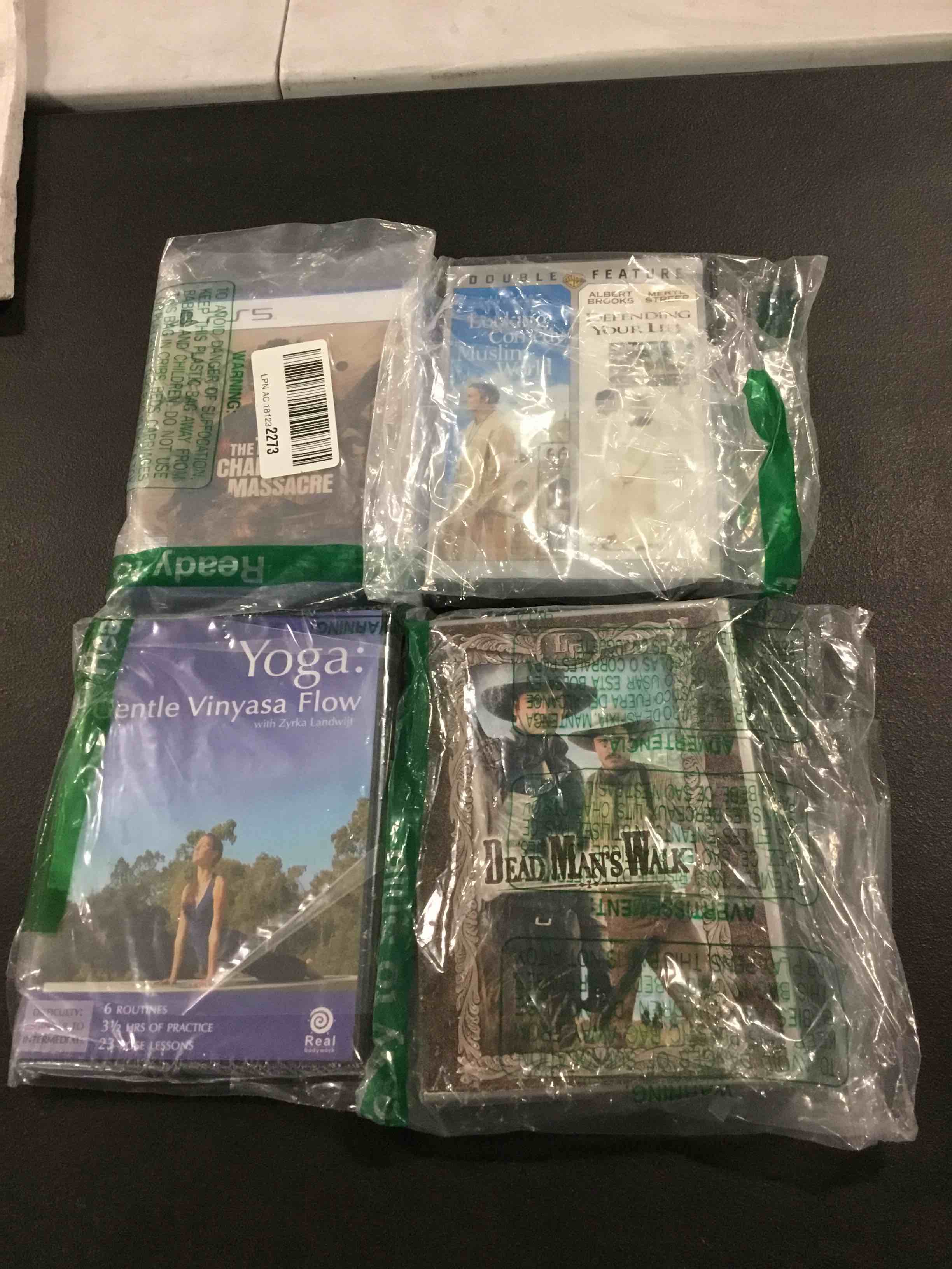Miscellaneous movies and PS5 game