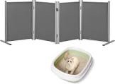 pet privacy screen grey