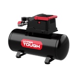 Hyper Tough Ht Portable Black 3 Gallon Air Compressor