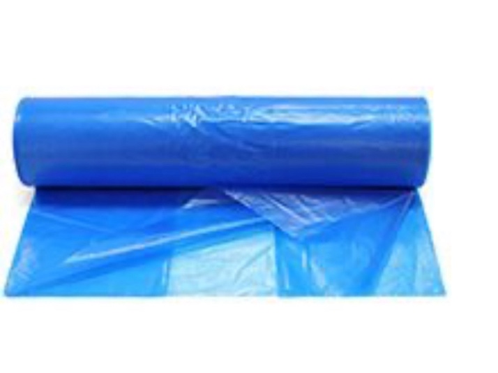 28" x 22" x 56" 1 Mil BLUE TINT Gusseted Poly Bags on Rolls | DME ...