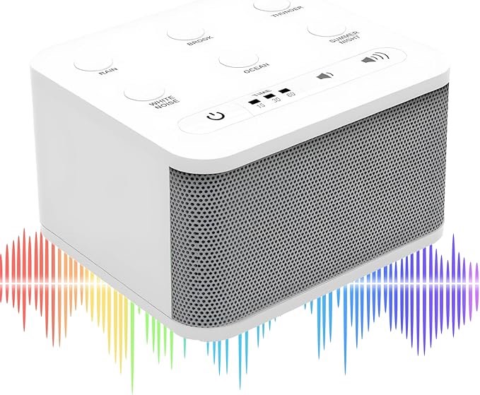 Sound Machine - White Noise Machine, Rain Machine, Portable Sleep Sound ...