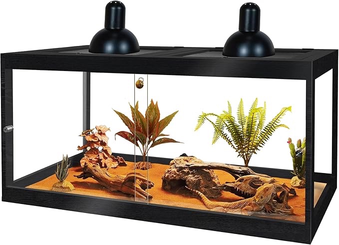 Reptile Terrarium Tank Up to 78 Gallon, Lizard Tank Bearded Dragon Tank ...