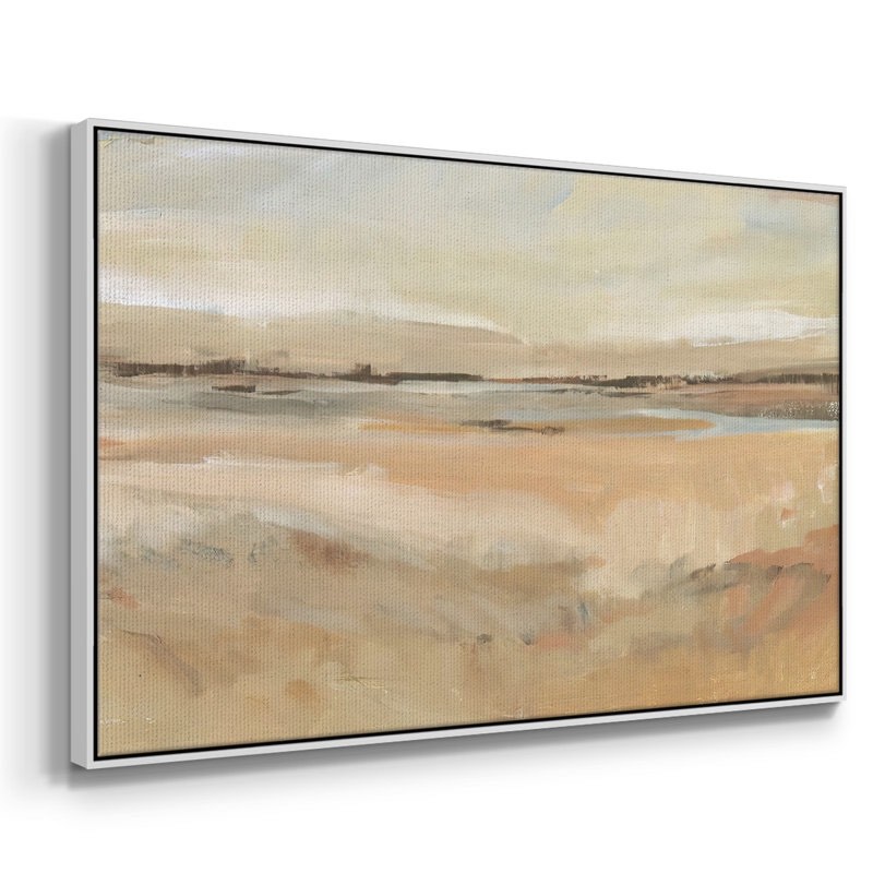 Earth Tone Landscape II Framed On Canvas Print Frame Color: Natural ...