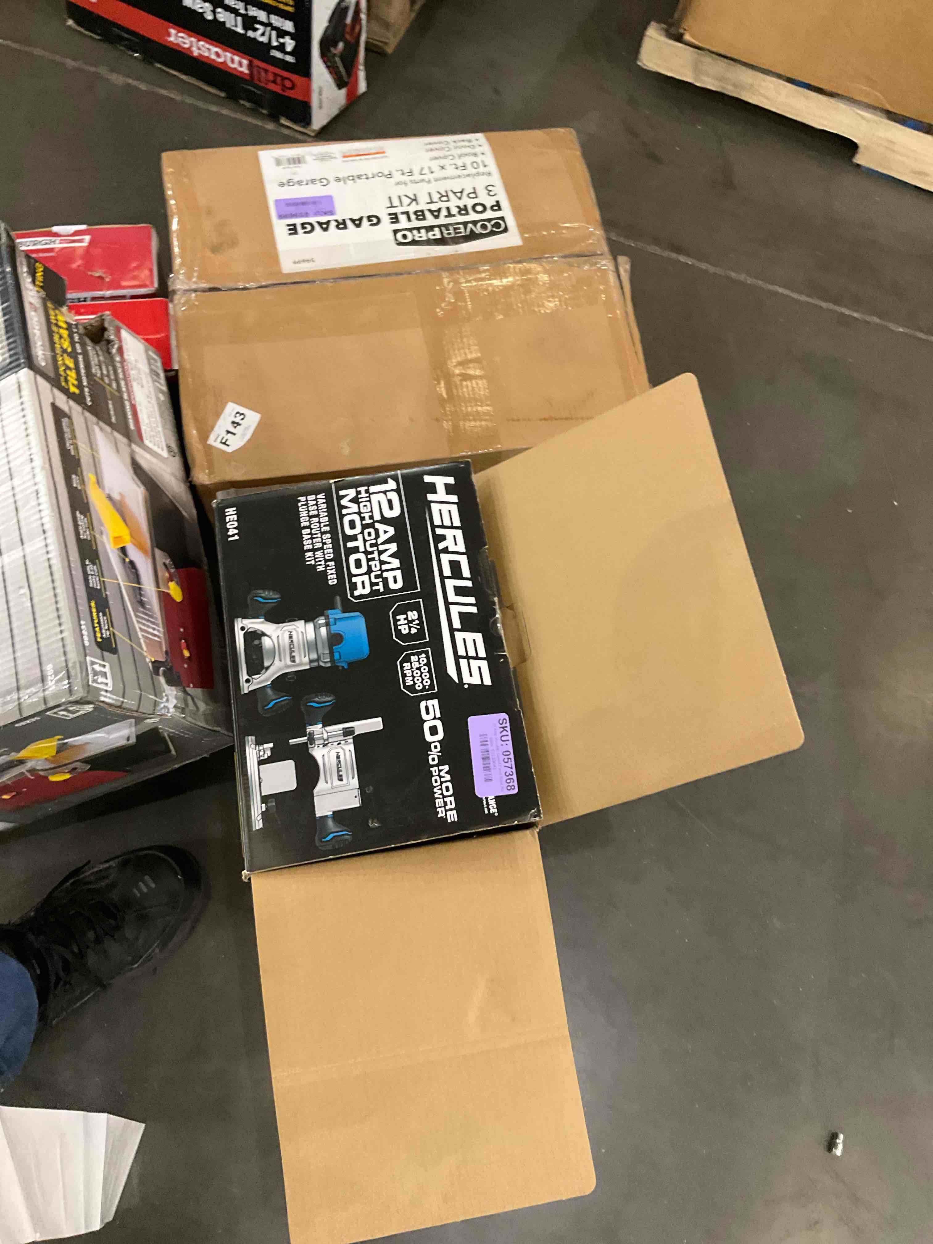 router with plunge kit 12 amp high output motor