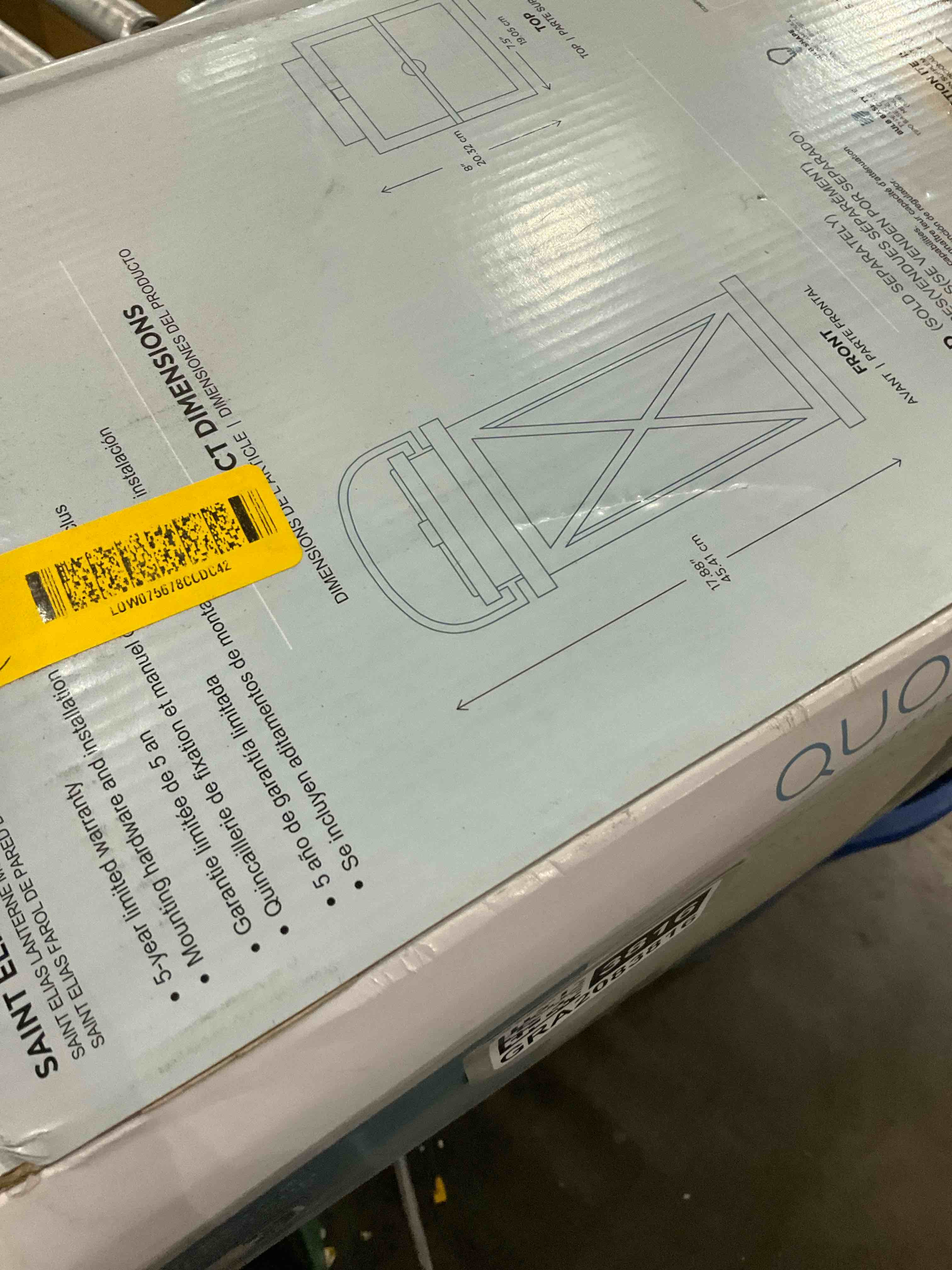 Quoizel Moira Outdoor Wall Lantern, Coastal Armour 18 Inch 1-Light ...