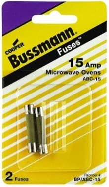 ABC 15A Bussman microwave fuse