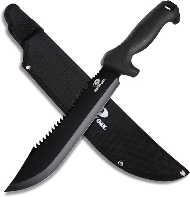 Outback Survivalist Machete Knife Ss 17" Tactical Prepper Hunting Bush ...