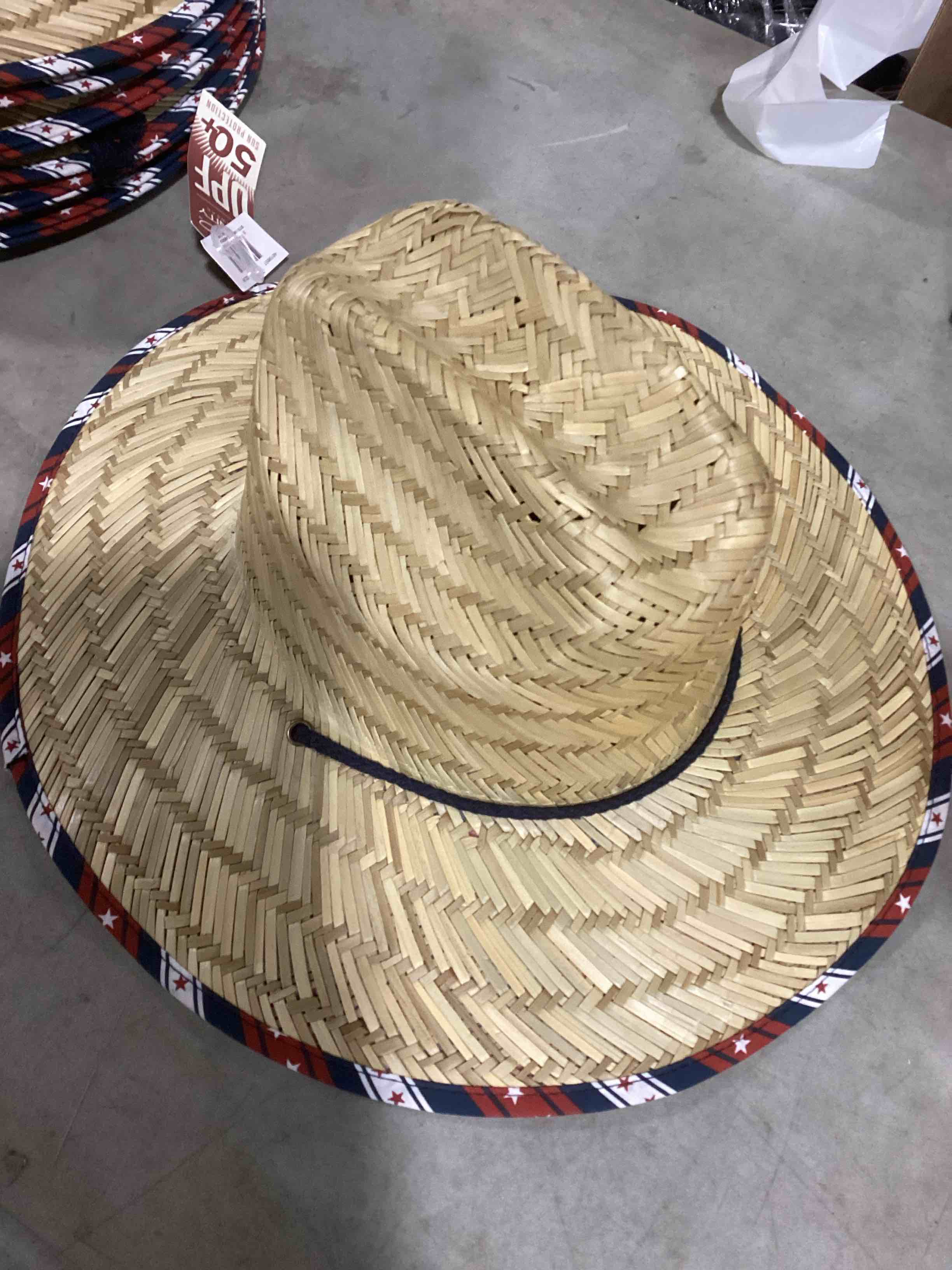 Infinity Brands Mens Straw Hat